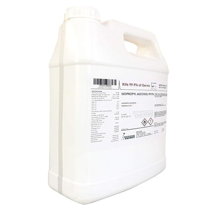 Chemstock for Chemicals Sanitizing Alcohol Isopropyl Pure 1 Gal (3.78L ...