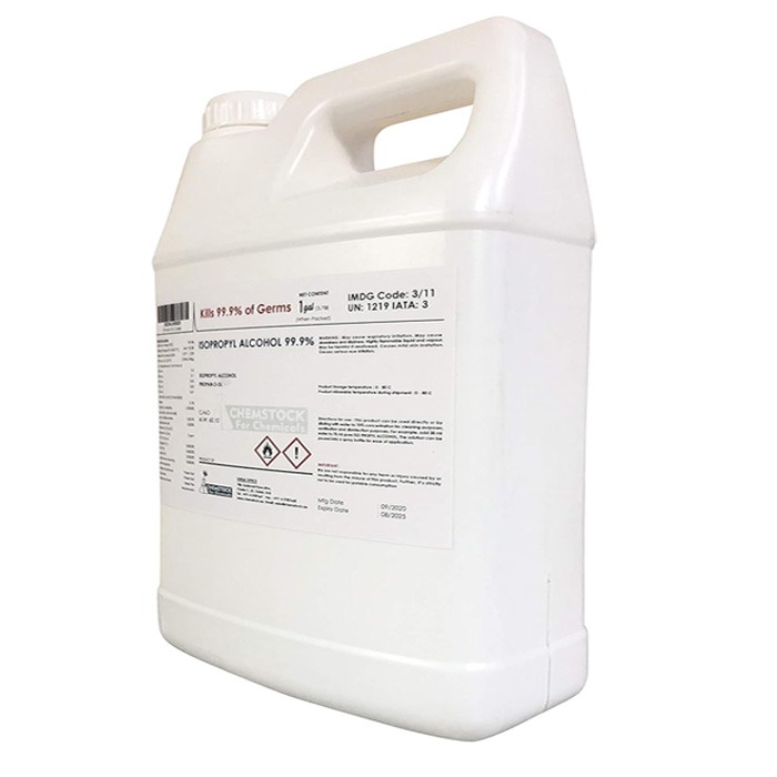Chemstock for Chemicals Sanitizing Alcohol Isopropyl Pure 1 Gal (3.78L ...