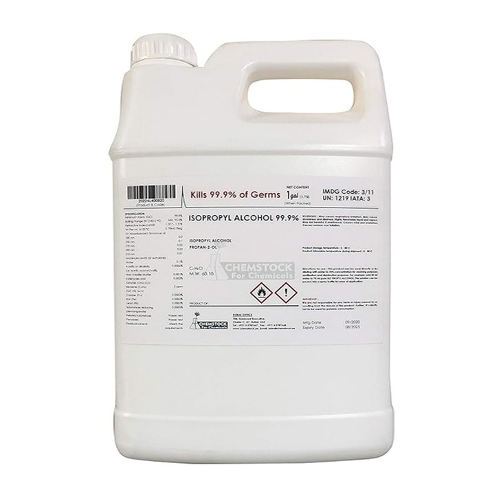 Chemstock for Chemicals Sanitizing Alcohol Isopropyl Pure 1 Gal (3.78L) - Chemstock