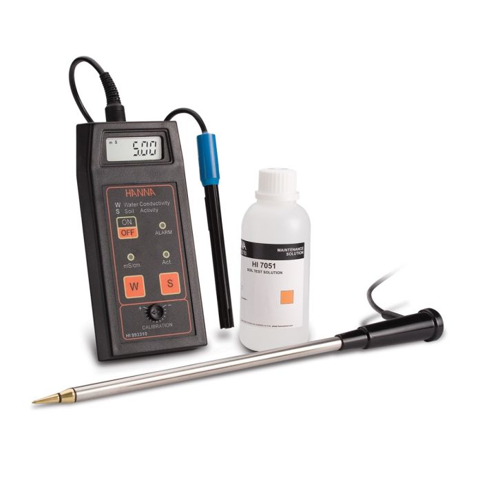 HI993310 Direct Soil Activity and Solution Conductivity Measurement Kit ...