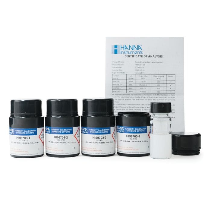 Turbidity Calibration Standards - HI98703-11 - Chemstock