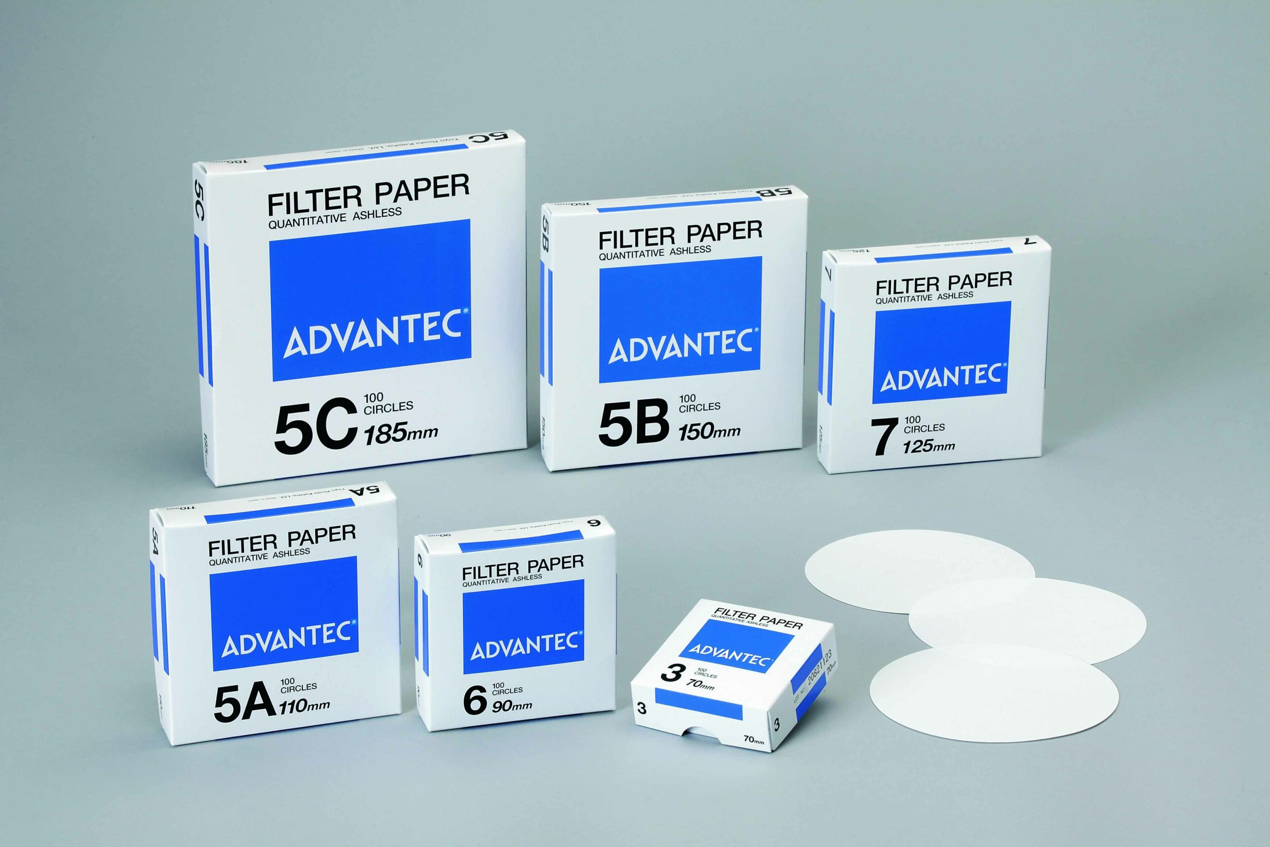ADVANTEC Filter Paper Filter Paper Chemistry Lab