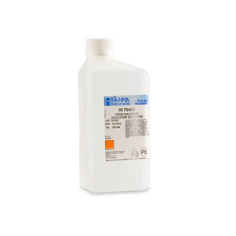 HI70450 Free Chlorine Indicator Solution - PCA, 500ML - Chemstock