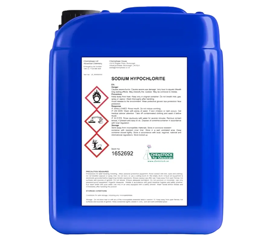 Sodium Hypochlorite (12% Min) - Powerful Disinfectant and Bleach ...